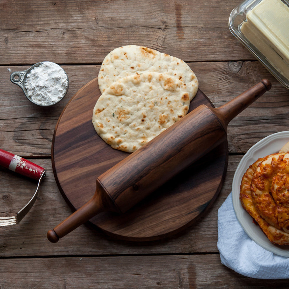 Chapati Board and Roller – Cattails Woodwork
